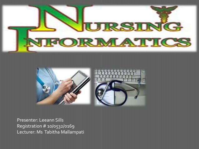 Nursing informatics presentation | PPTX