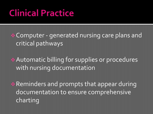 Nursing informatics presentation | PPTX