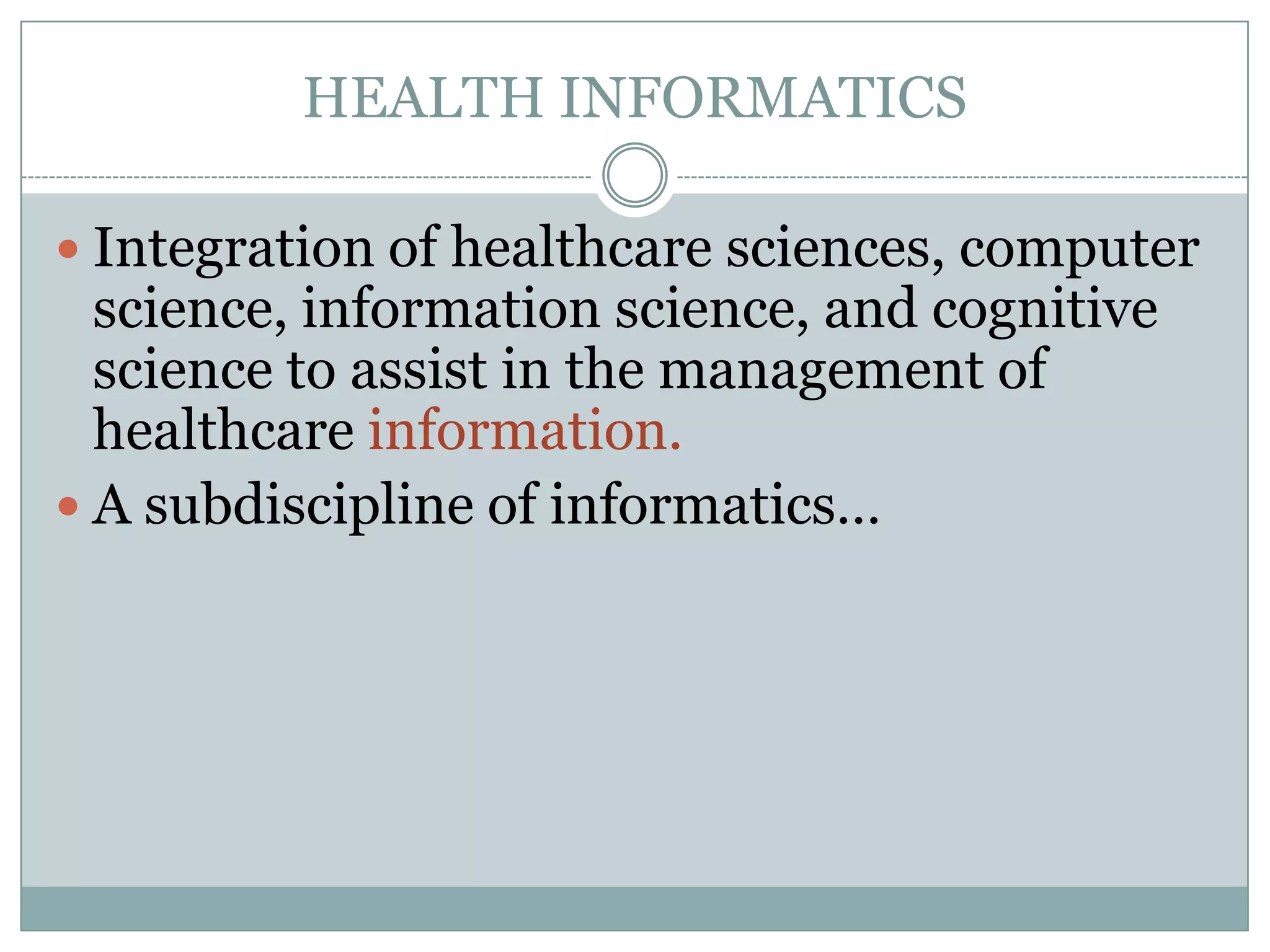 Nursing informatics theories, models, and frameworks | PPTX