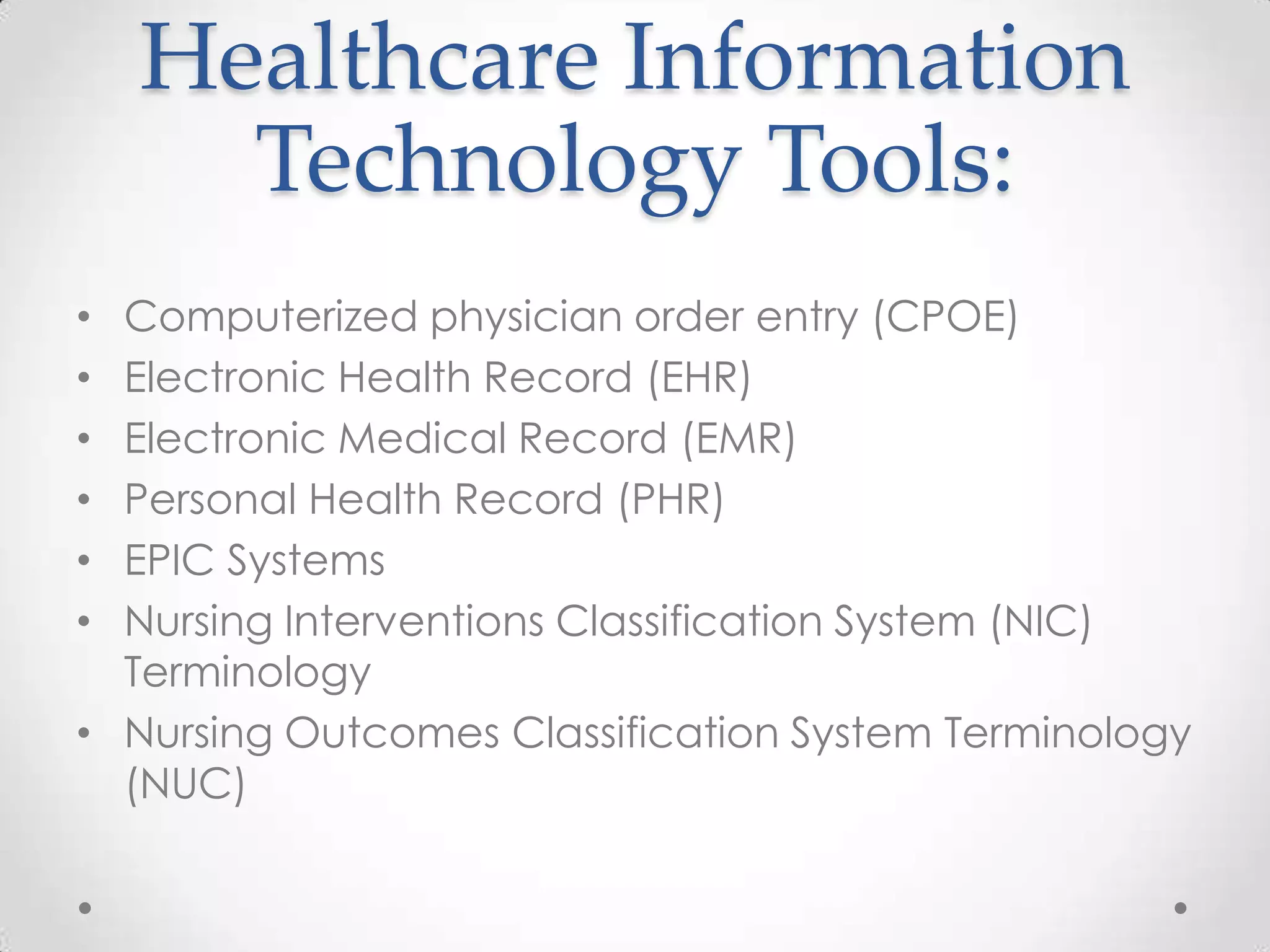 Nursing informatics Group 3 | PPTX