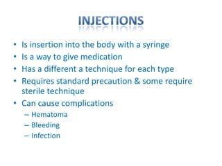 Nursing injection 101 | PPT