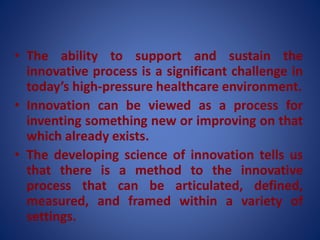 Nursing innovation | PPTX