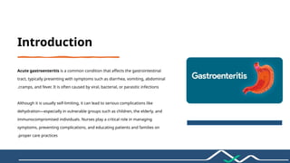 Nursing Interventions for Patients with Acute Gastroenteritis.pptx