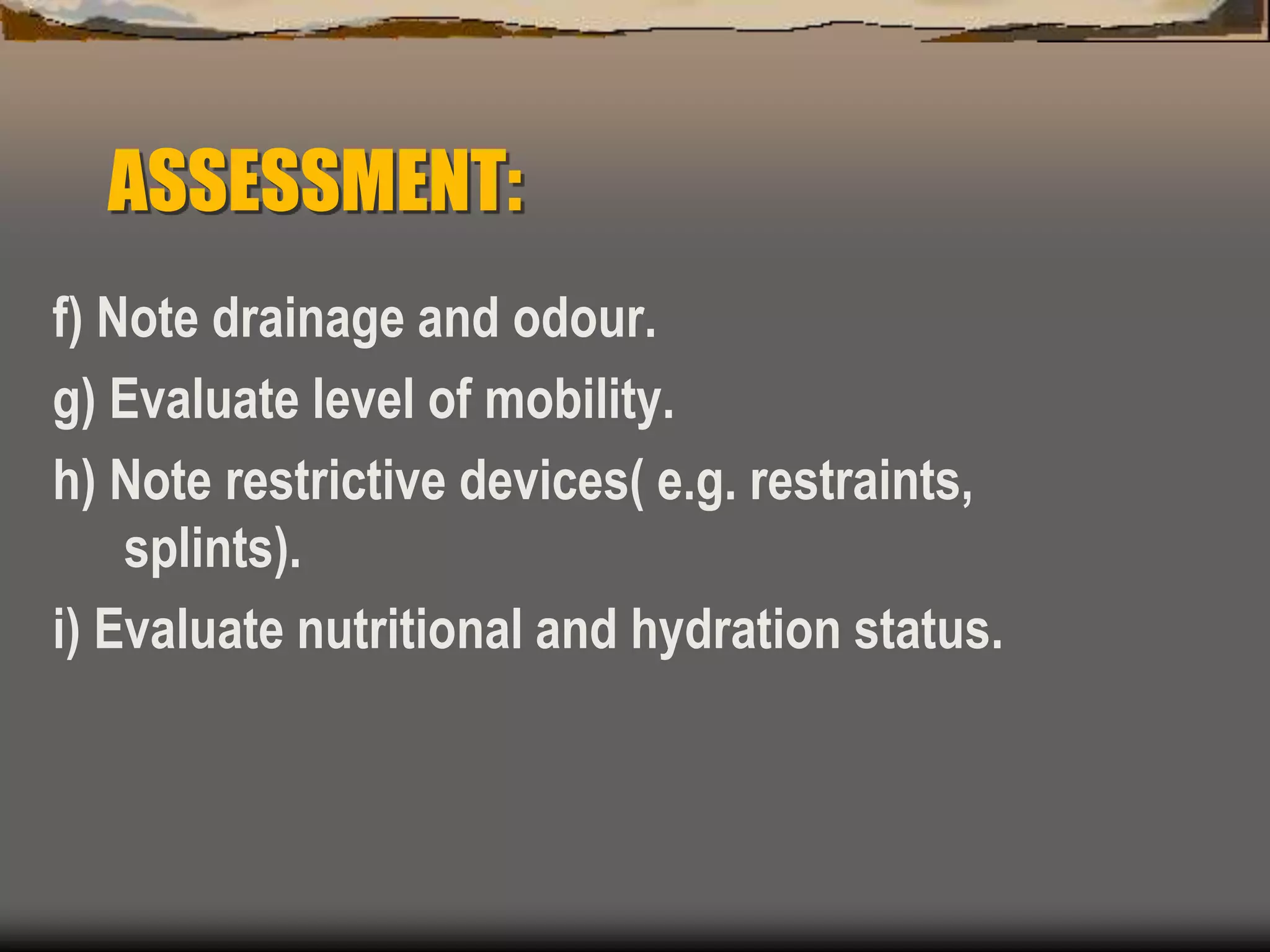 Nursing intervention to prevent skin breakdown | PPTX