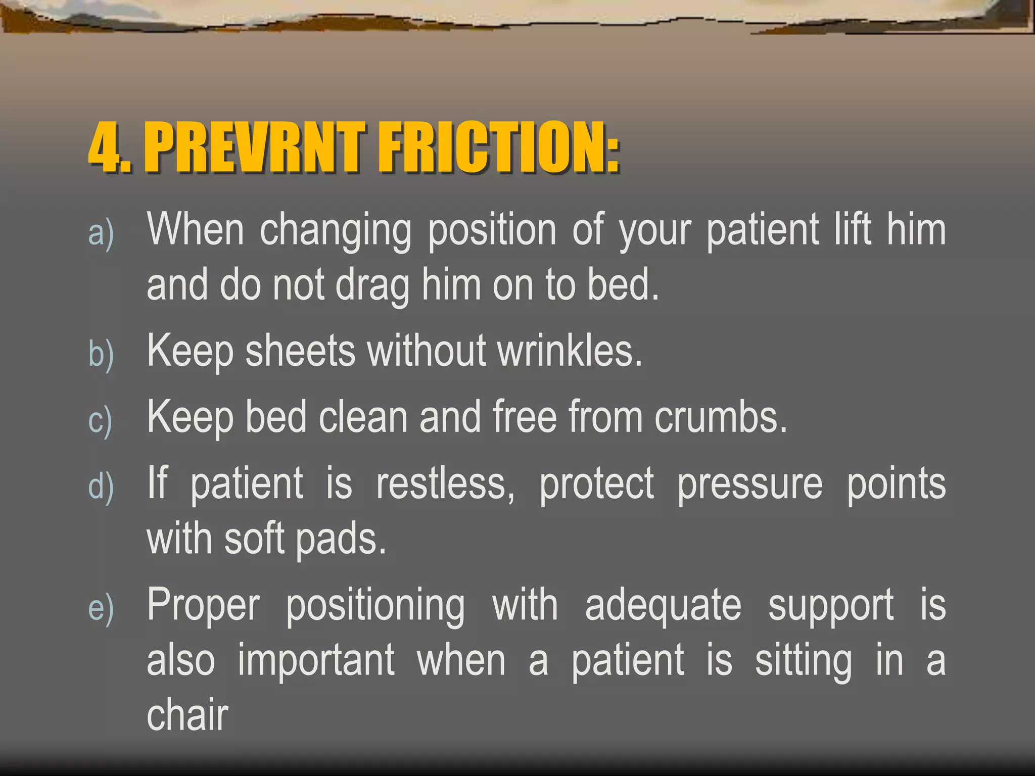 Nursing intervention to prevent skin breakdown | PPTX Nursing intervention to prevent skin breakdown | PPTX
