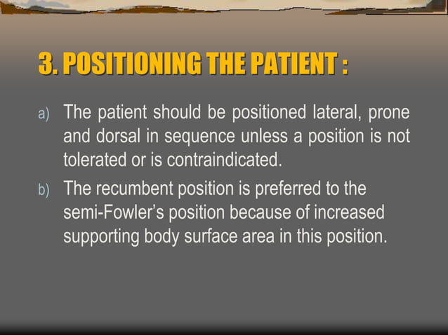Nursing intervention to prevent skin breakdown Nursing intervention to prevent skin breakdown
