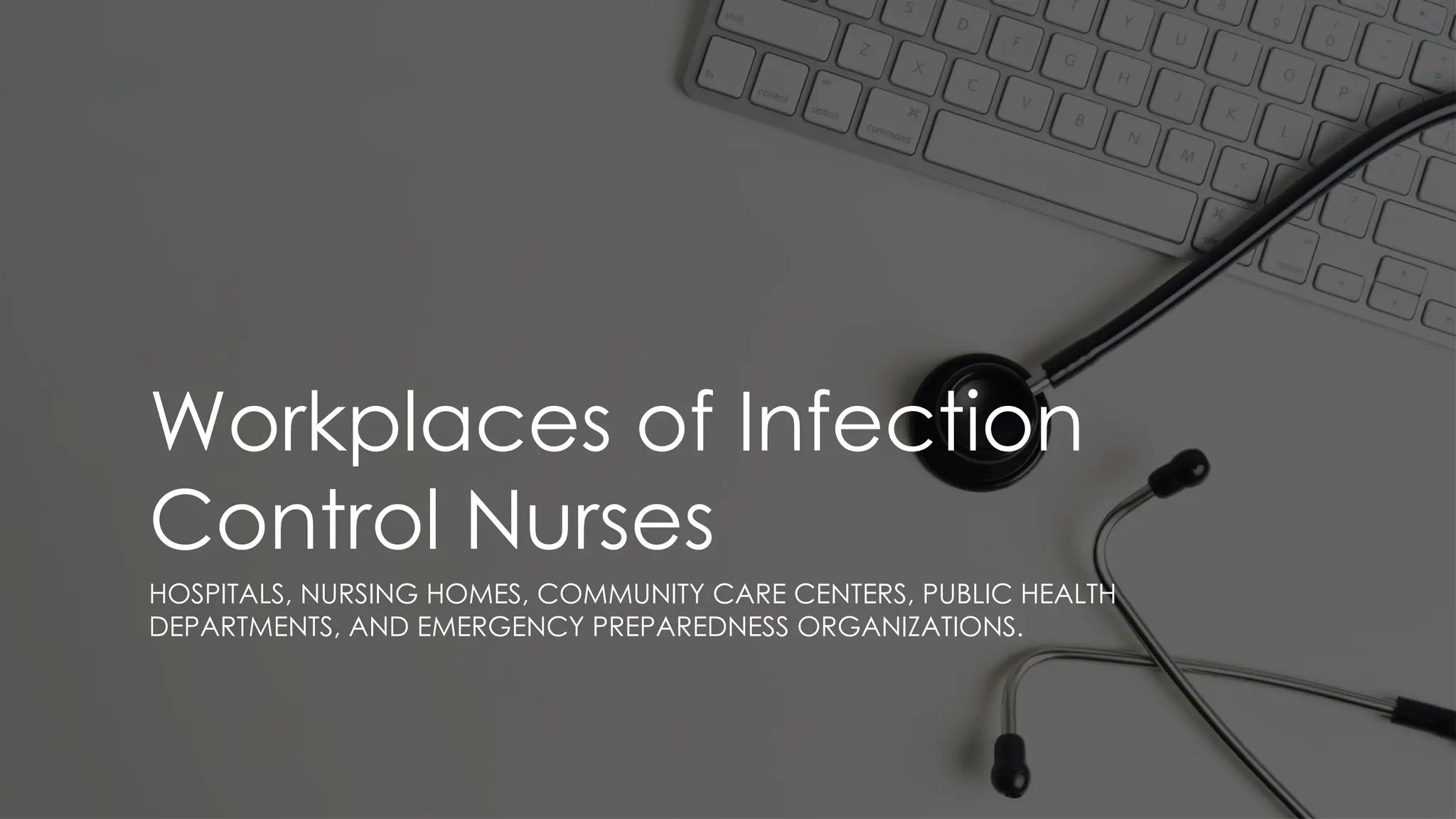 Nursing in the Infections department.pptx