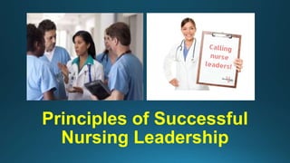 Nursing leadership | PPT