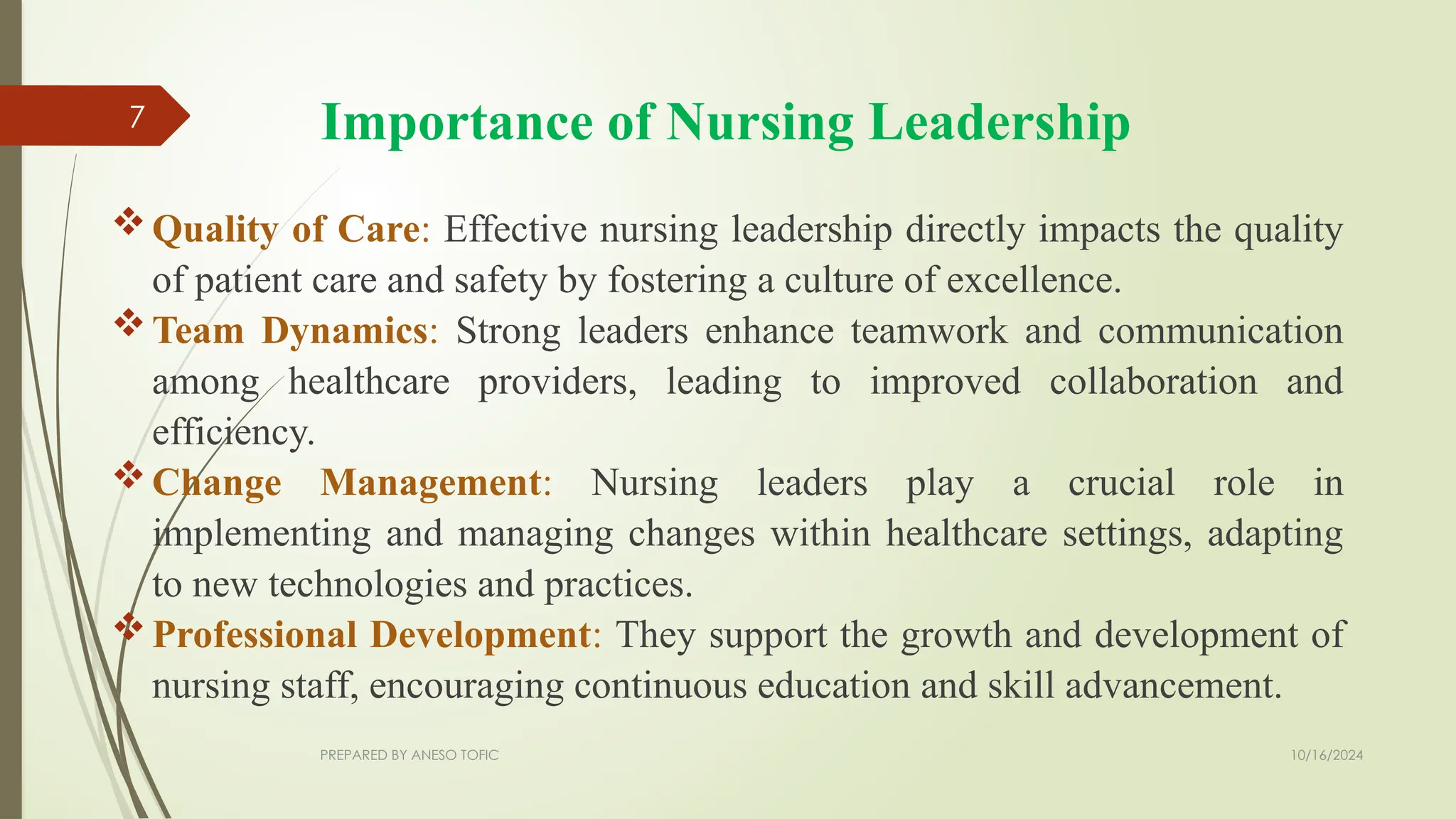 nursing leadership Chapter 1 (1).pptxybhh | PPTX