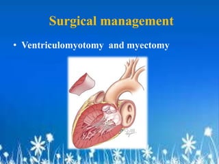 Nursing management of a patient with cardiomyopathy | PPTX