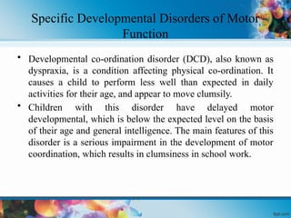 NURSING MANAGEMENT OF CHILDHOOD AND ADOLESCENT DISORDER INCLUDING ...