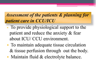 Nursing management of critically ill patient in intensive care units | PPTX