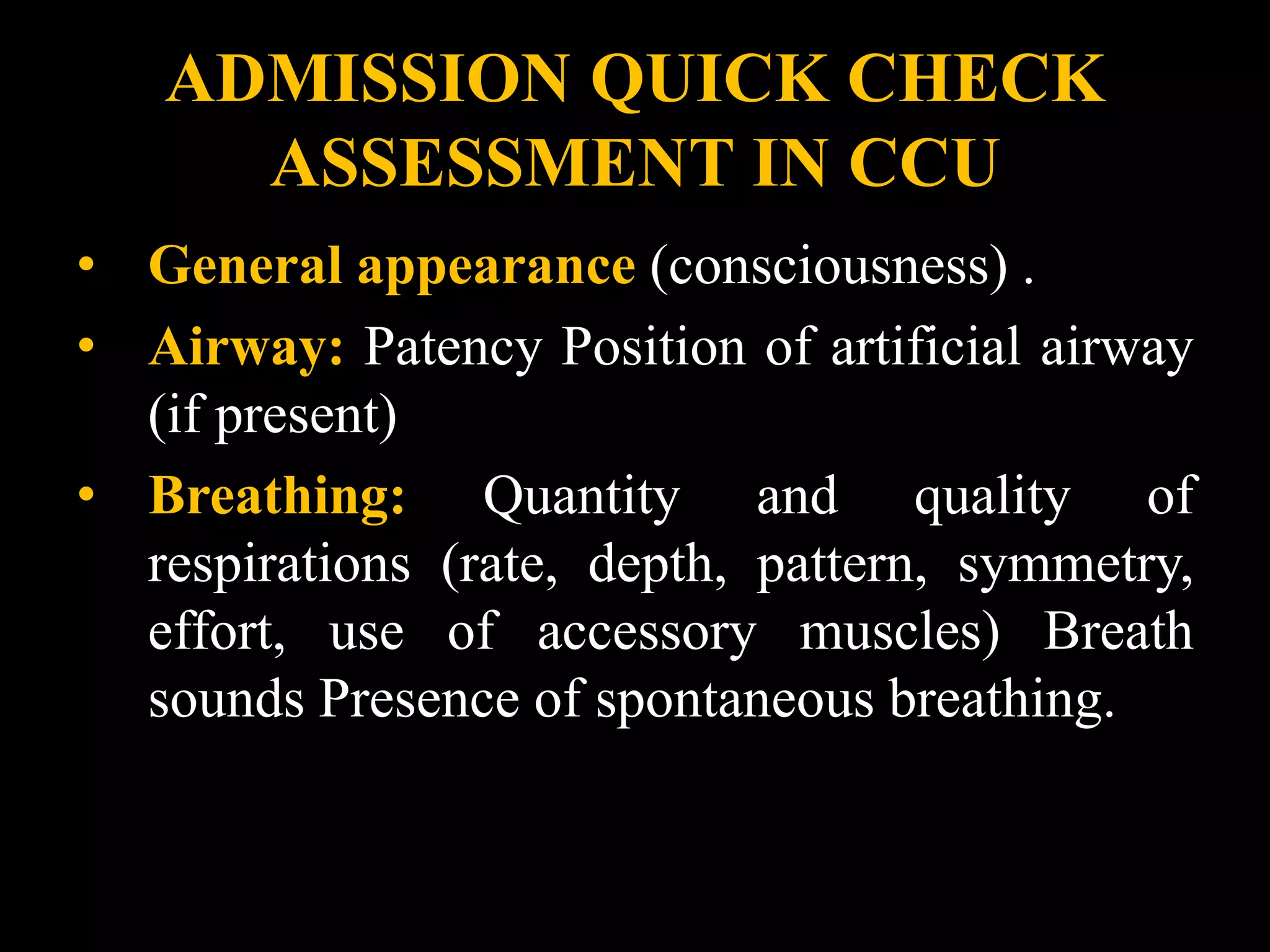 Nursing management of critically ill patient | PPTX
