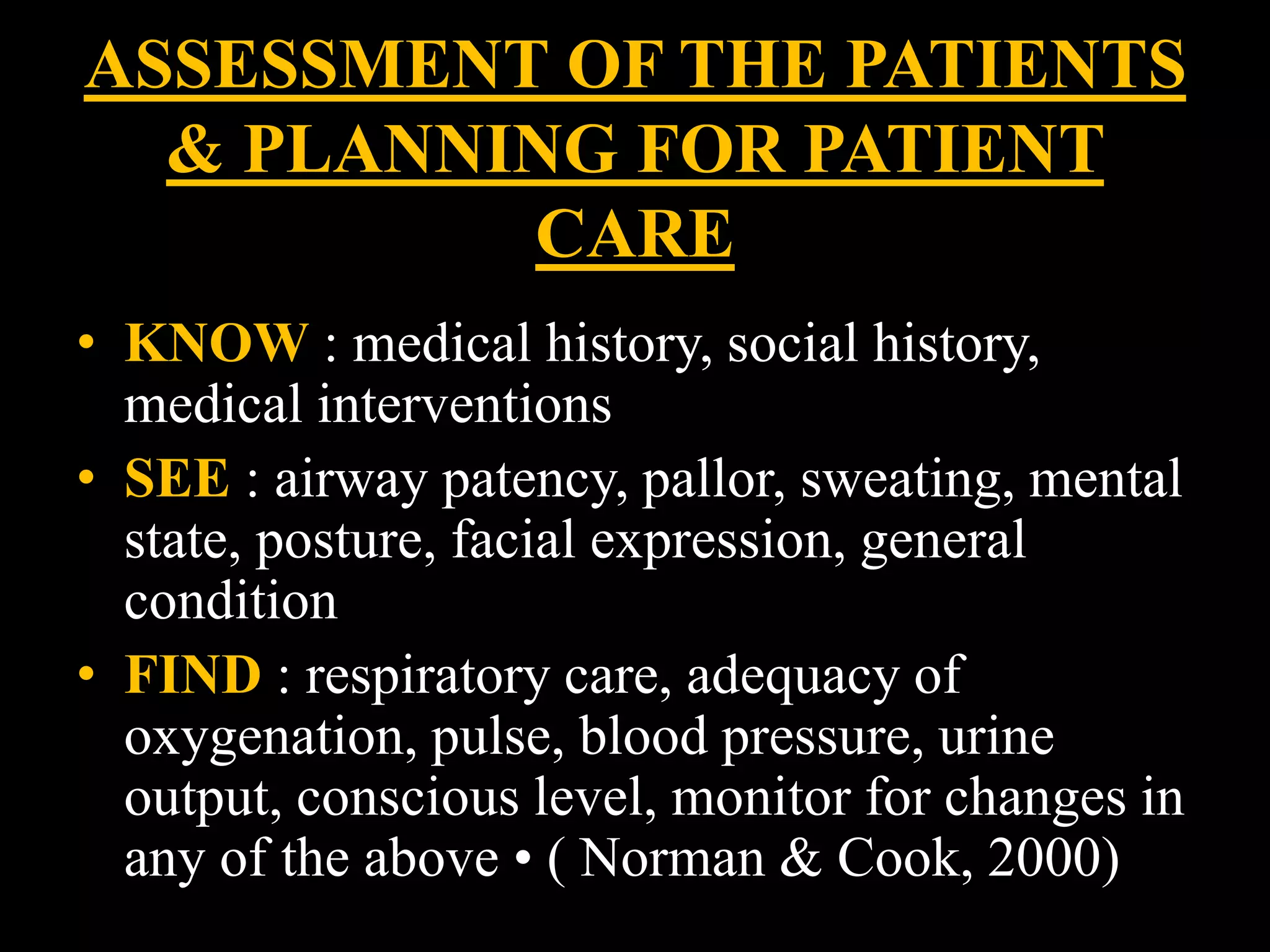 Nursing management of critically ill patient | PPTX