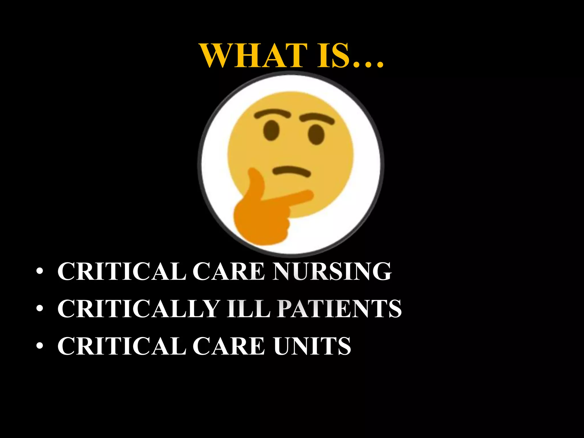 Nursing Management Of Critically Ill Patient Ppt