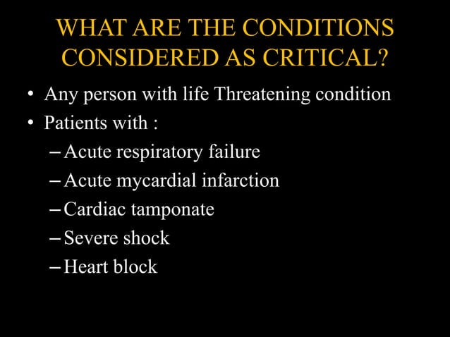 Nursing management of critically ill patient | PPTX