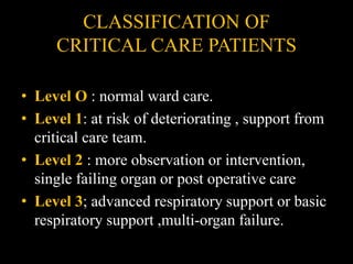 Nursing management of critically ill patient | PPTX