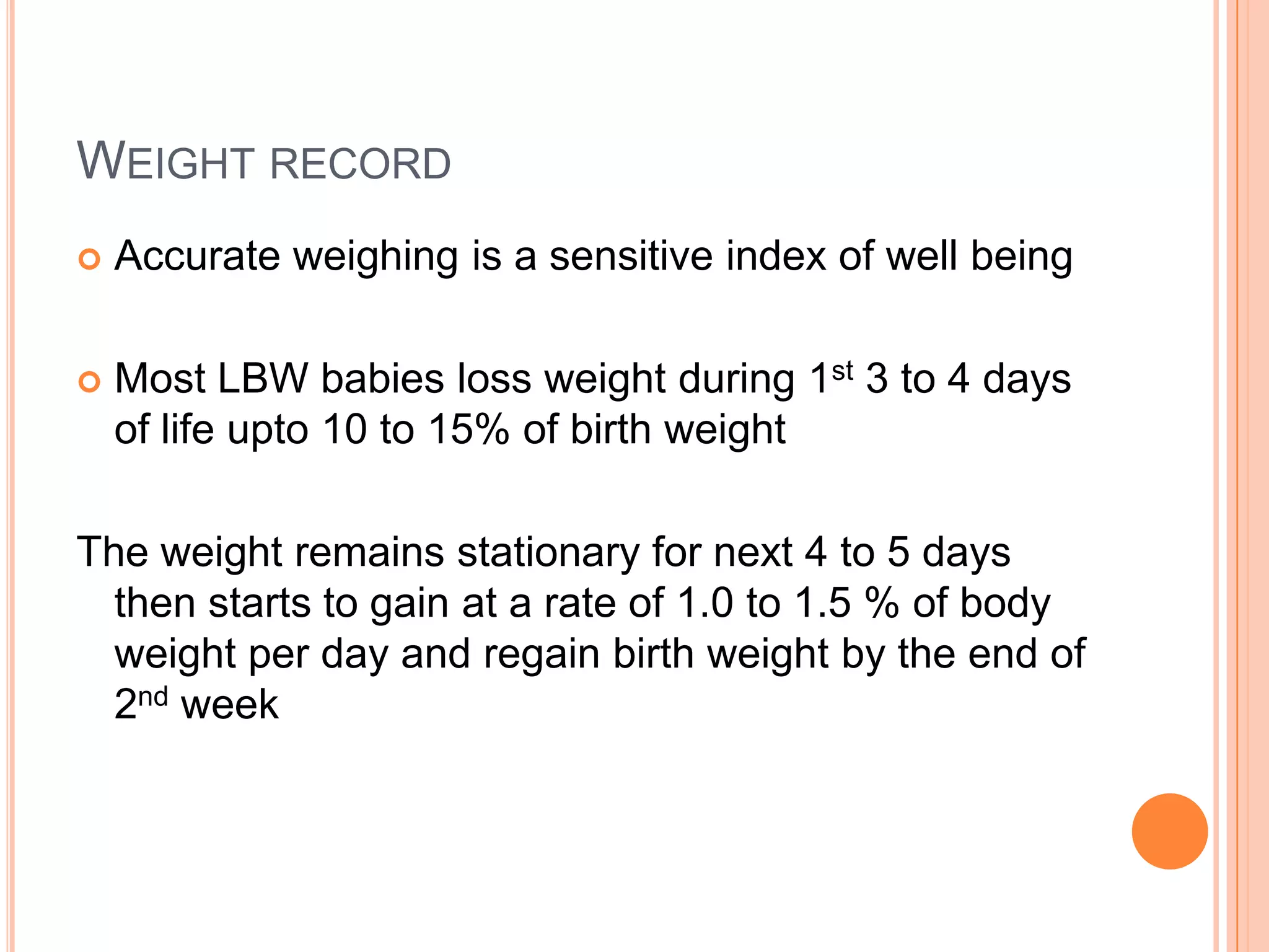 Nursing management of low birth weight(lbw) babies | PPTX