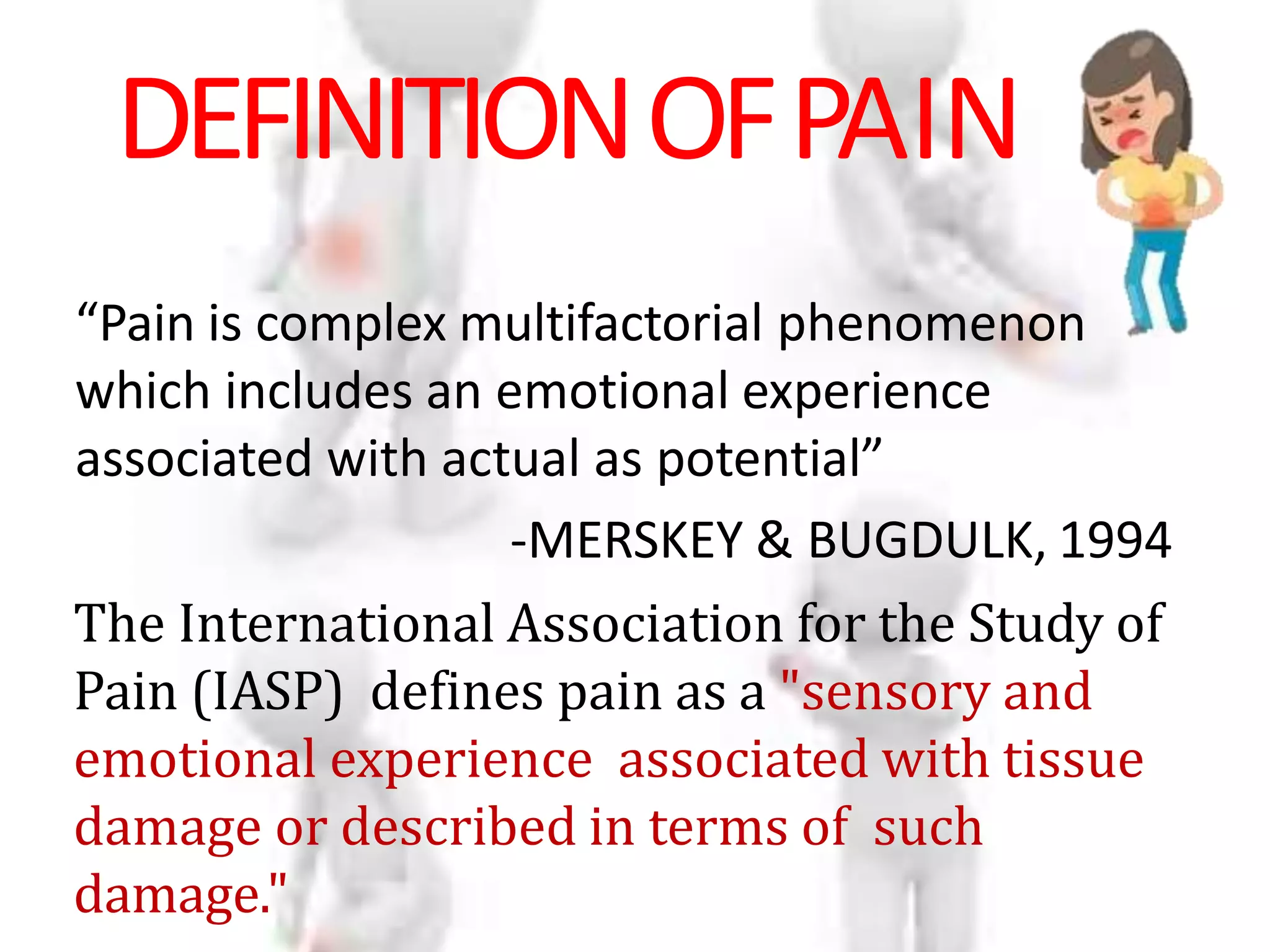 Nursing management of pain | PPTX