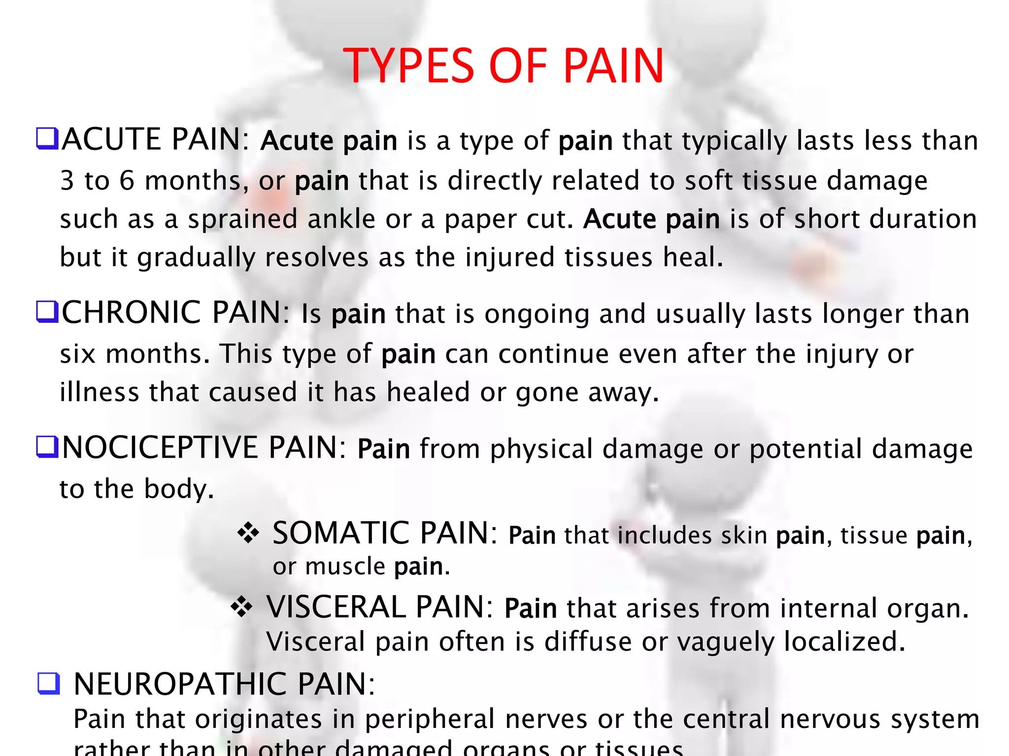 Nursing management of pain | PPTX