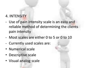 Nursing management of pain | PPTX