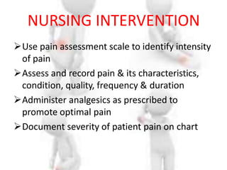 Nursing management of pain | PPTX