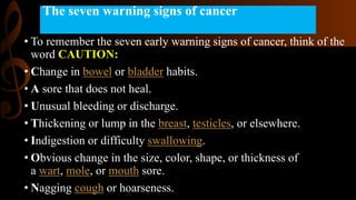 Nursing management of patients with oncological conditions | PPTX