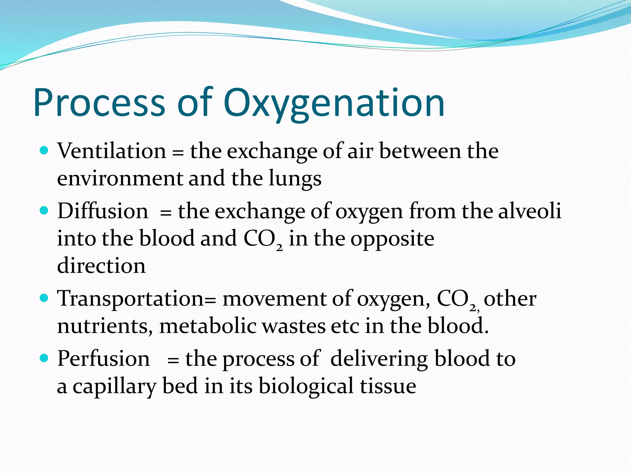 Nursing management of patients with oxygen insufficiency | PPTX