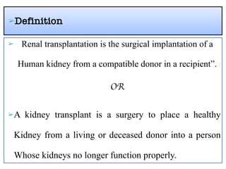 Nursing Management of patient undergoing renal transplantation.pdf