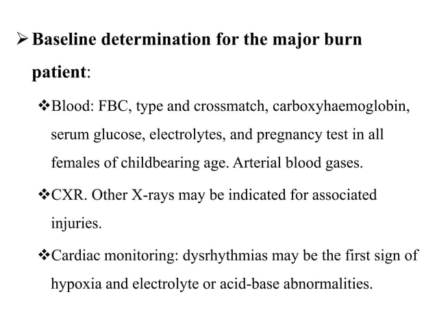 Nursing management of patient with Burns | PPTX