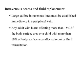 Nursing management of patient with Burns | PPTX