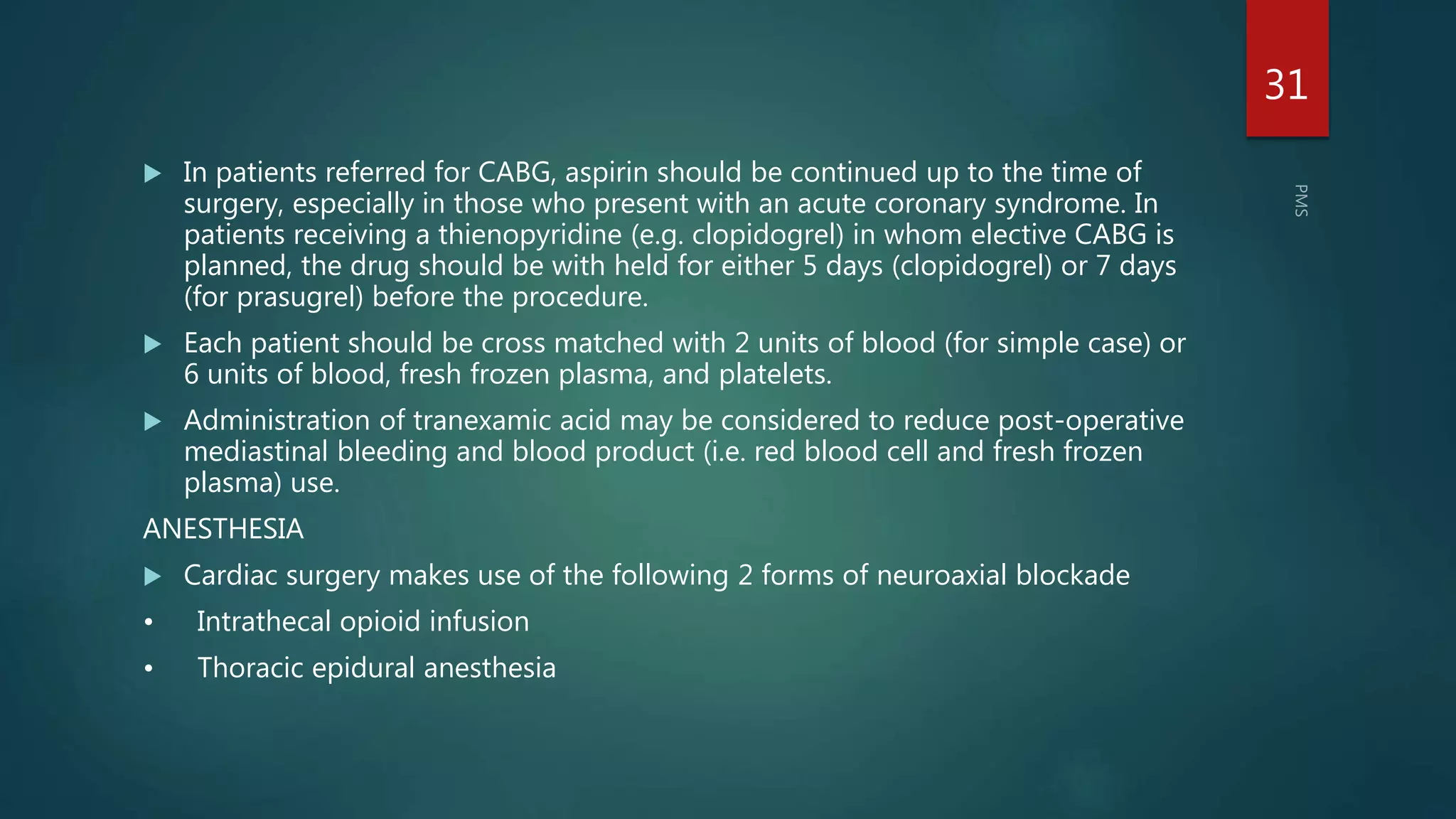 Nursing management of patient with cardiac surgeries. | PPTX