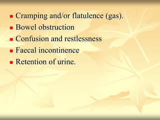 Nursing management of physiological conditions and symptoms of | PPTX
