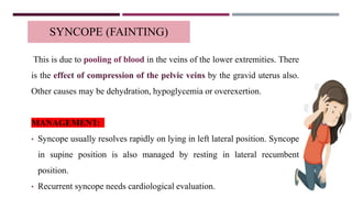 NURSING MANAGEMENT OF THE PREGNENT WOMEN, MINOR DISORDERS OF PREGNANCY ...