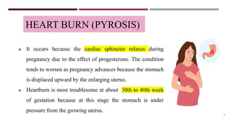 NURSING MANAGEMENT OF THE PREGNENT WOMEN, MINOR DISORDERS OF PREGNANCY ...