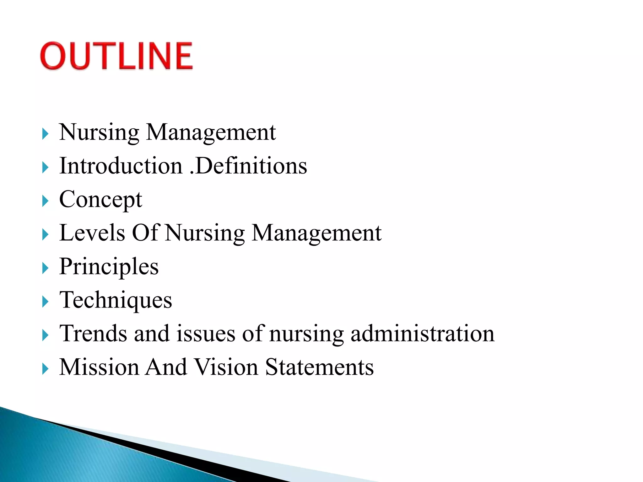 Nursing management | PPTX