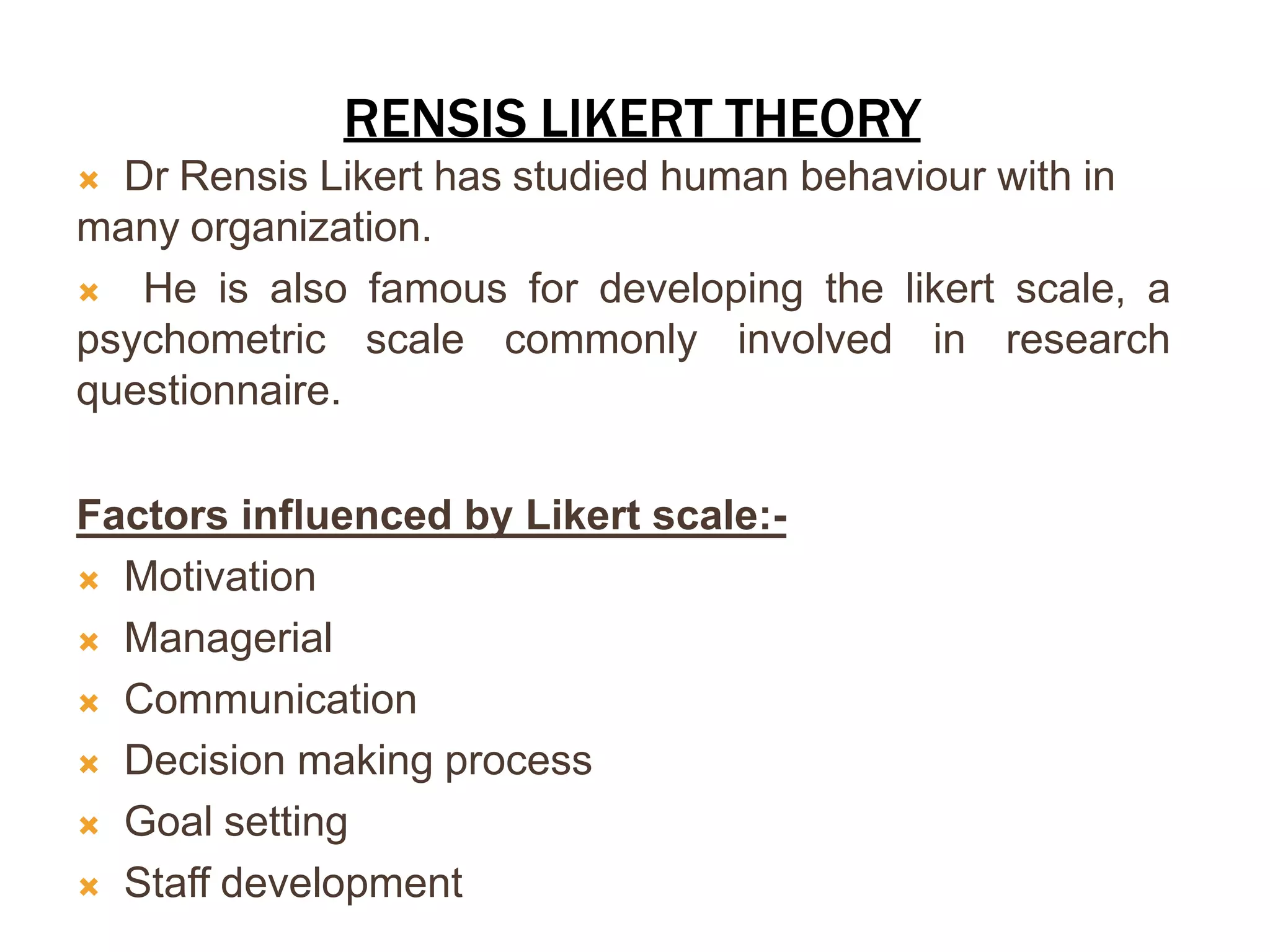 Nursing management theories | PPT