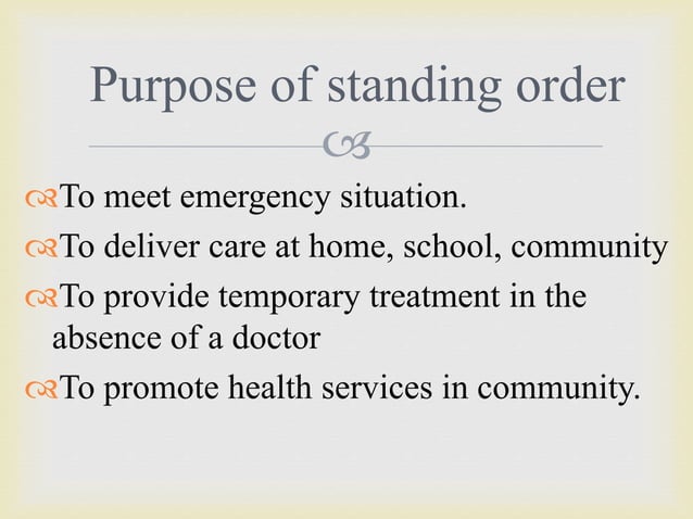 Nursing Manuals, Protocols/ Standing Orders | PPTX
