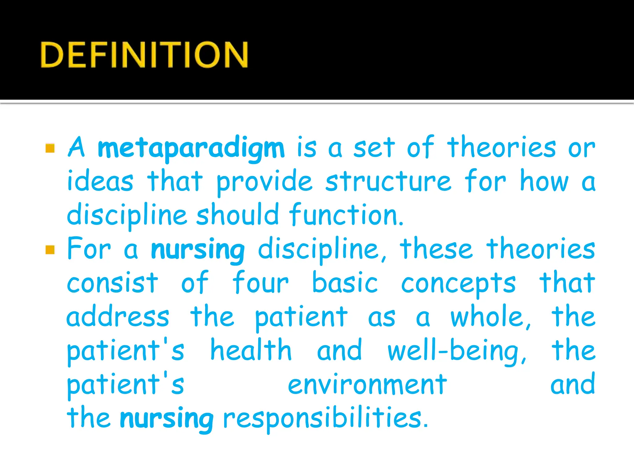 nursing metaparadigm - philippine lecture | PDF