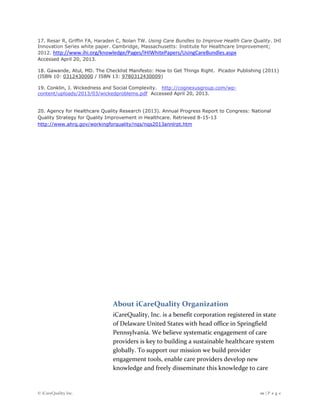 Nursing Peer Review to Improve Quality and Reduce Costs 2014 | PDF