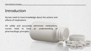 NURSING PHARMACOLOGY Introduction only.. | PPTX