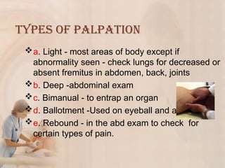 Nursing physical assessment for nursing care.ppt