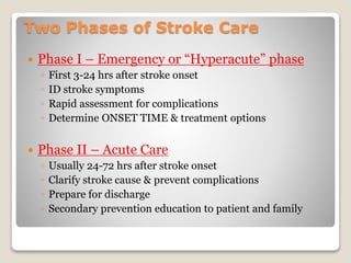 Nursing Pivotal Role in Stroke.ppt