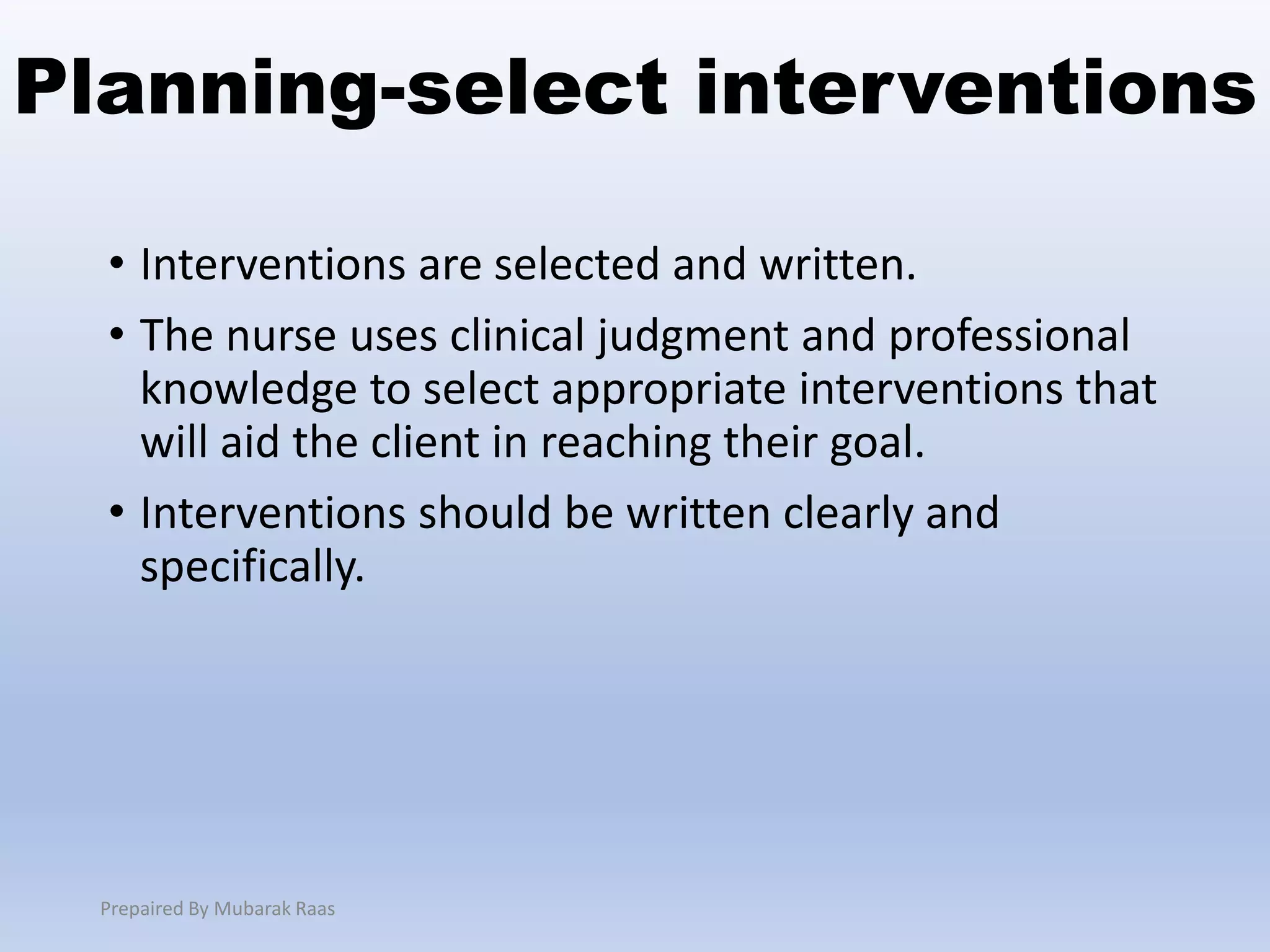 Nursing Care planning | PPTX