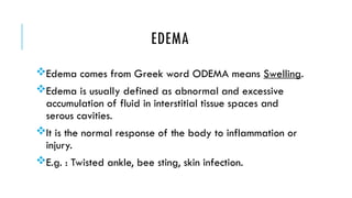 EDEMA AND THROMBOSIS .pptx