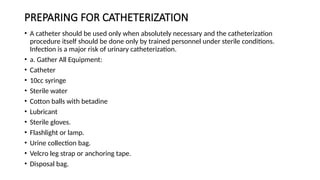 Clinical prsesentation on anatomy of femal and male catherization ...