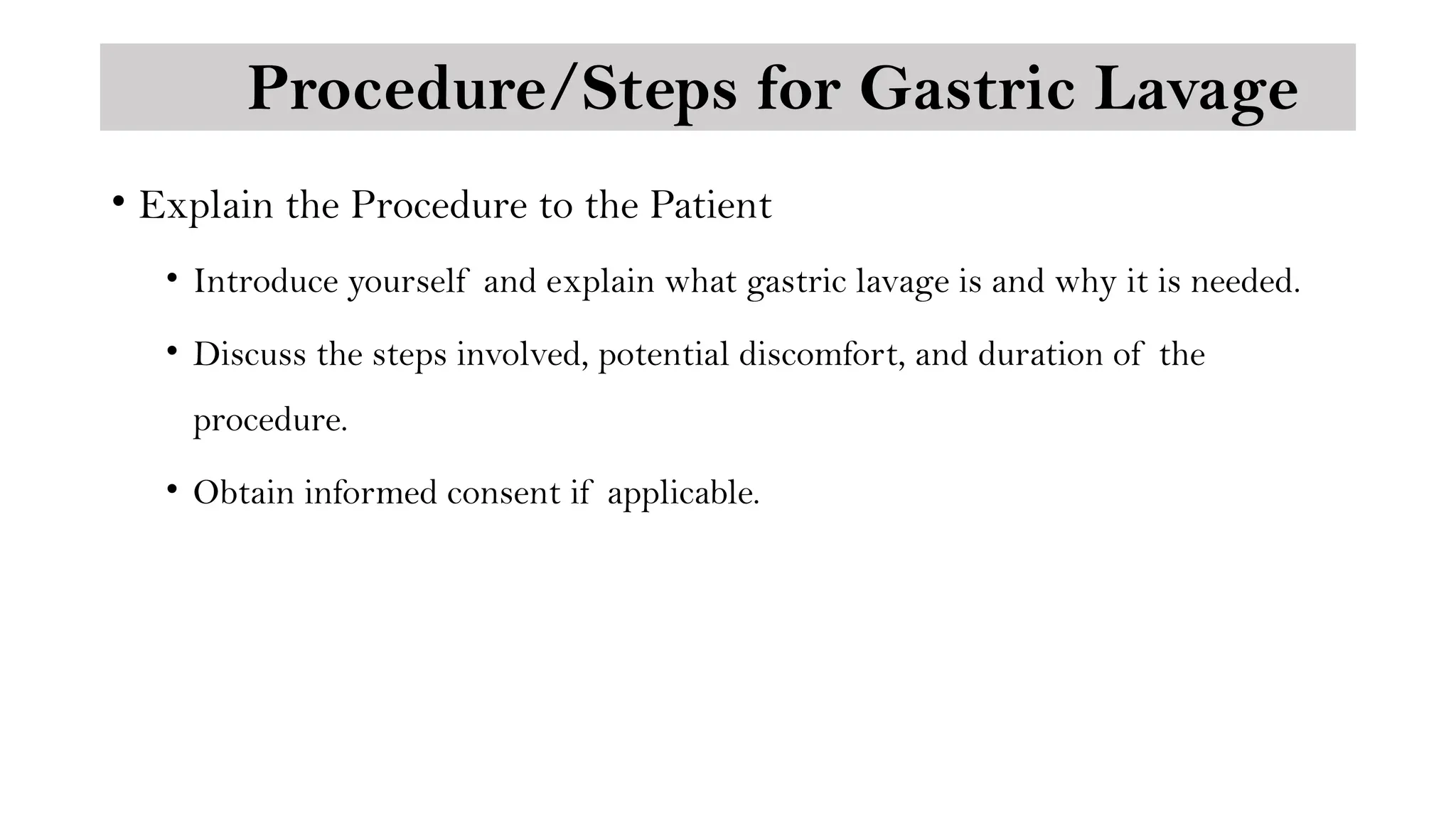 Nursing Procedure for Any NURSING students | PPTX