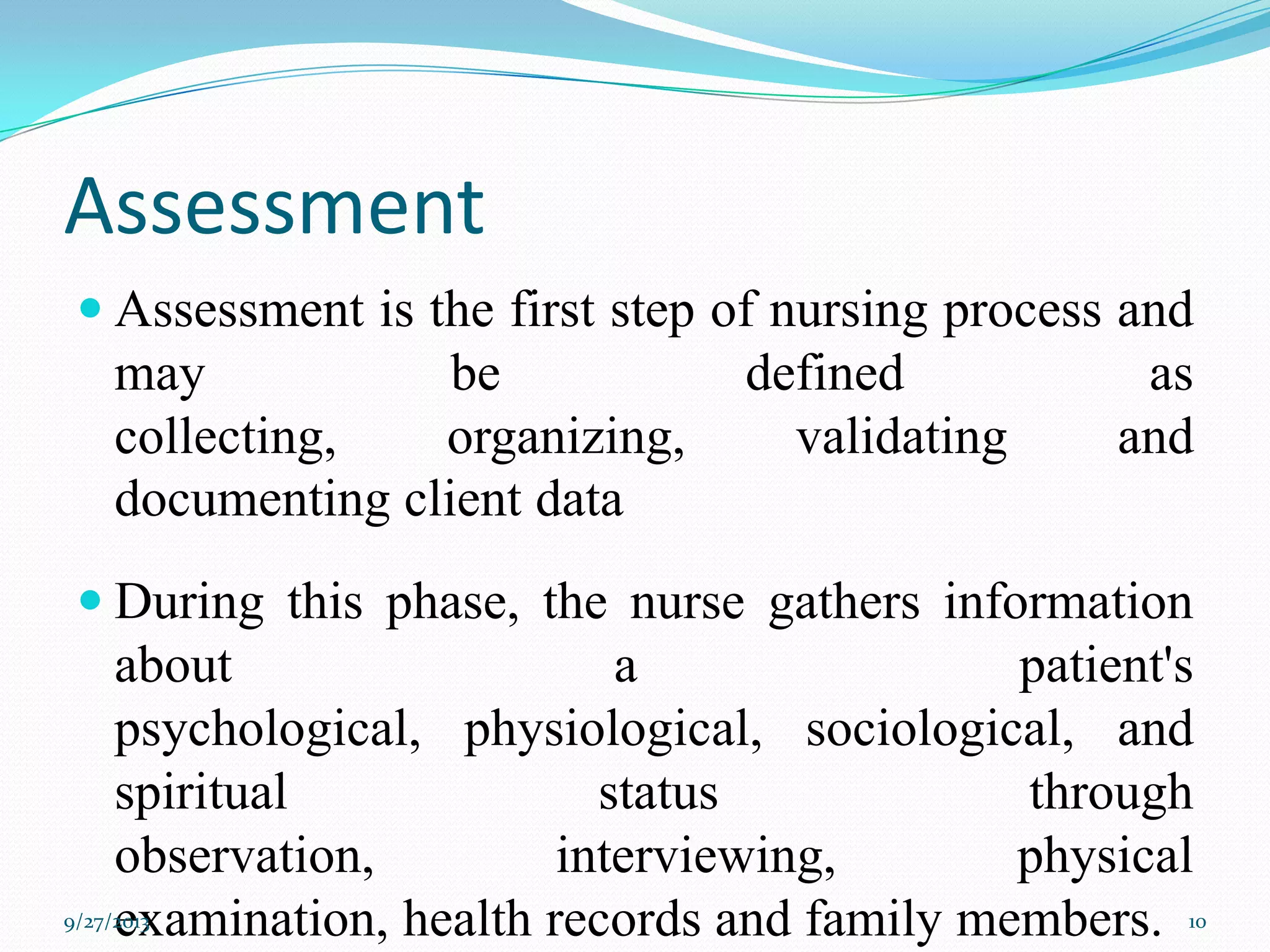 Nursing process | PPTX