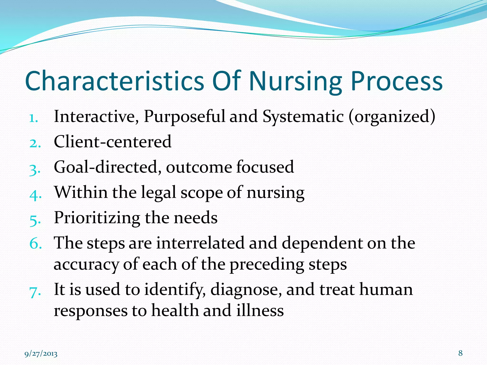 Nursing process | PPTX