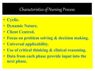 Nursing process | PPTX